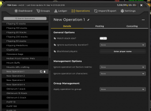 TSM4 Guide part 3: Operations 101 - The Lazy Goldmaker
