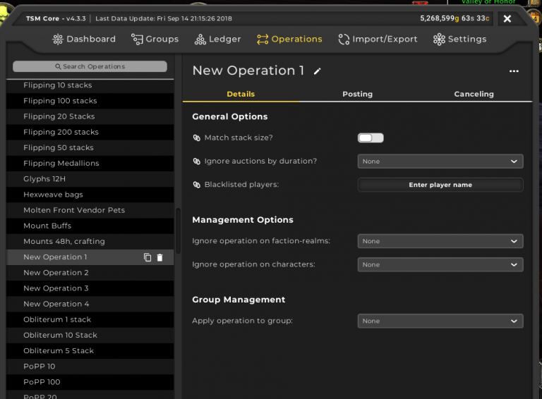 TSM4 Guide part 3: Operations 101 - The Lazy Goldmaker