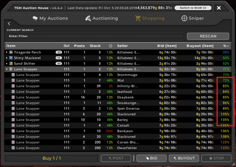 TSM4 Guide part 6: Using shopping scans to find great deals - The Lazy ...
