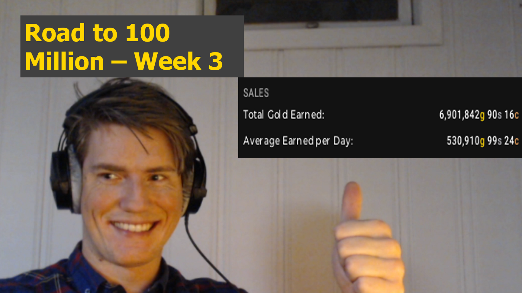 The Road to 100 Million - Week 3 - The Lazy Goldmaker