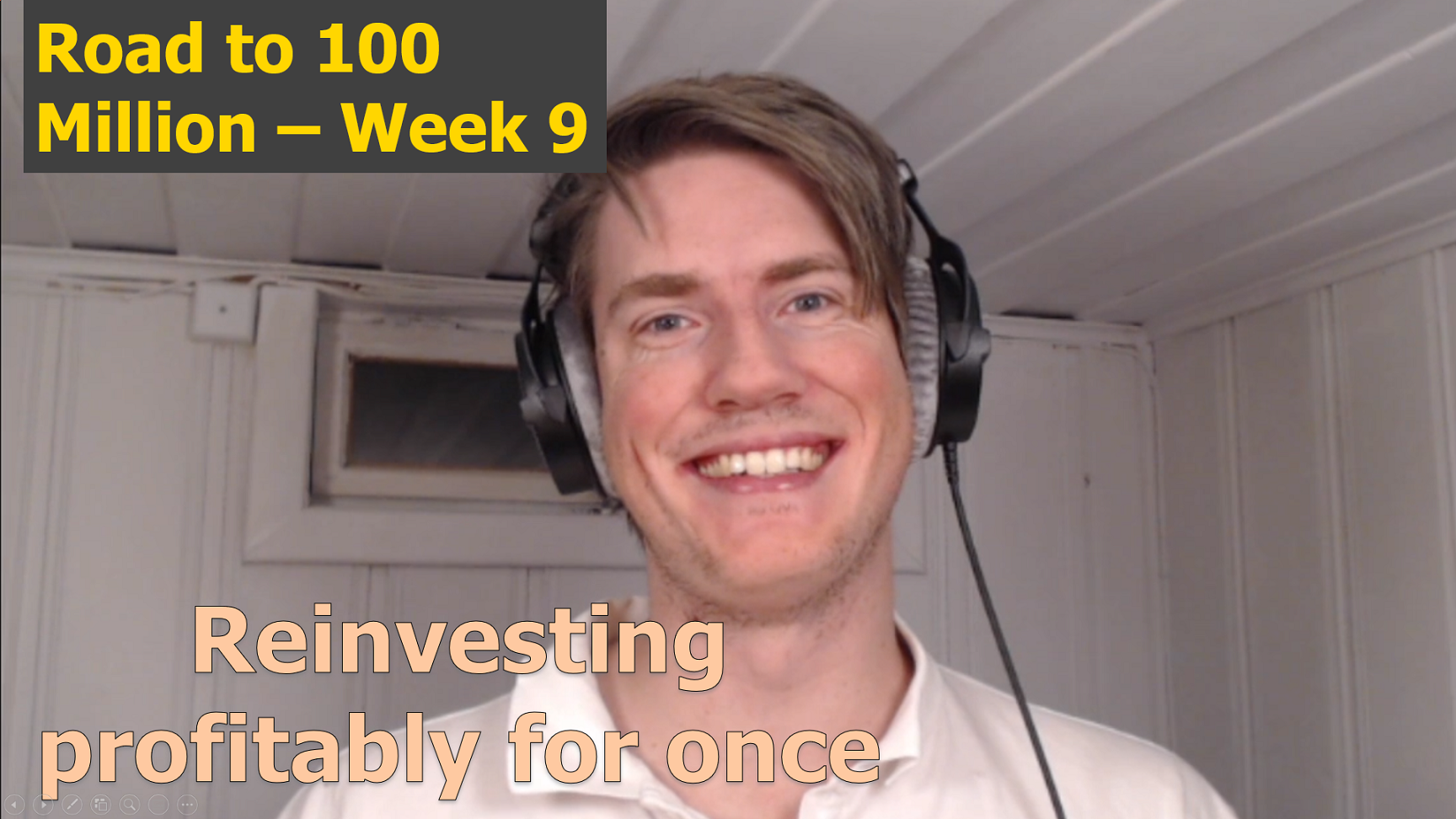 Reinvesting for a profit - Road to 100 Million Week 9 - The Lazy Goldmaker