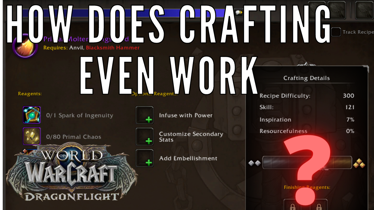 Let's look at how the new profession system in Dragonflight works - The ...