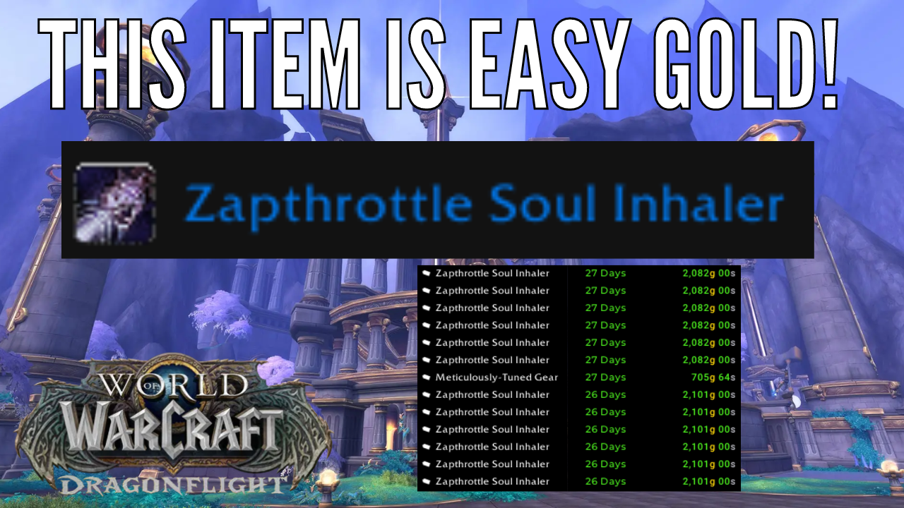 This is the easiest recipe to make gold with in Dragonflight! - The ...