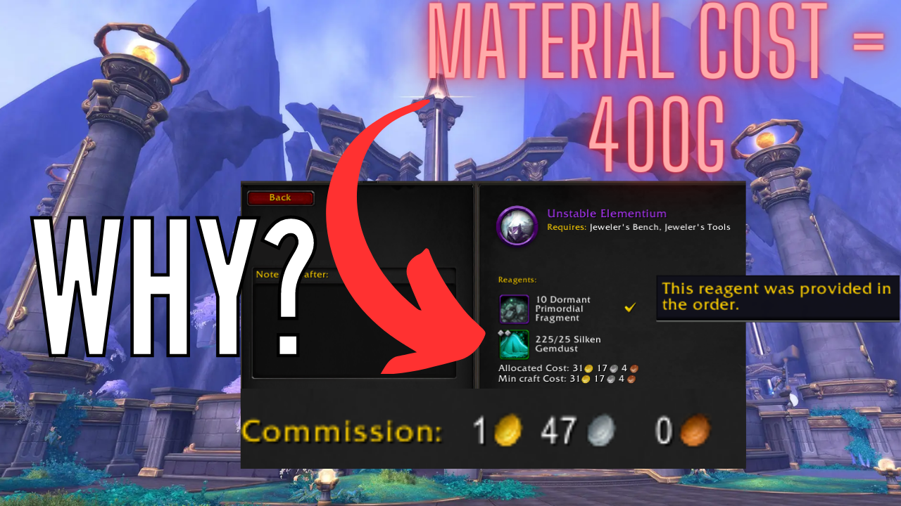 What's even the point of public orders anymore? - The Lazy Goldmaker