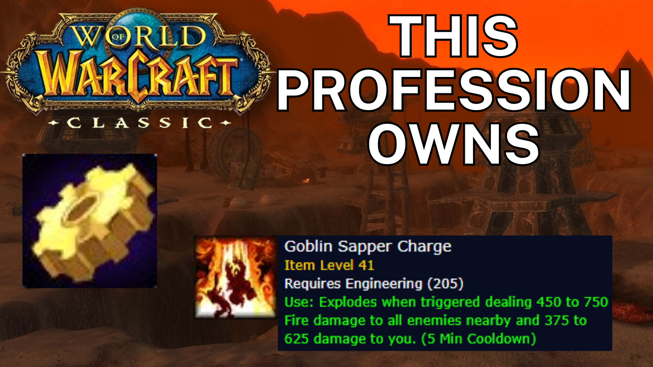 Engineering is one of the best goldmaking professions in Classic ...