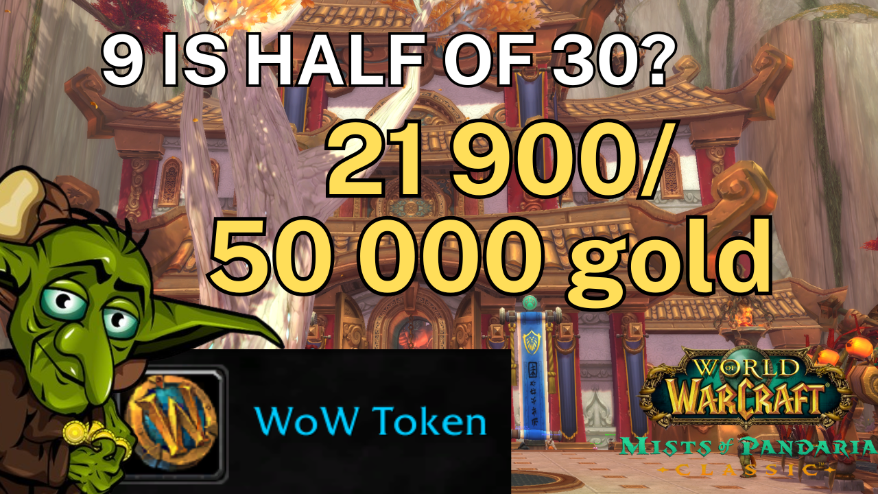 I made it to 22 000 gold in 9 days! 30 days to a token challengeupdate ...