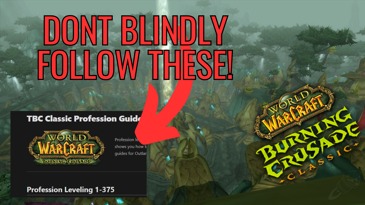 Profession leveling guides can cost you a LOT of gold! - The Lazy Goldmaker