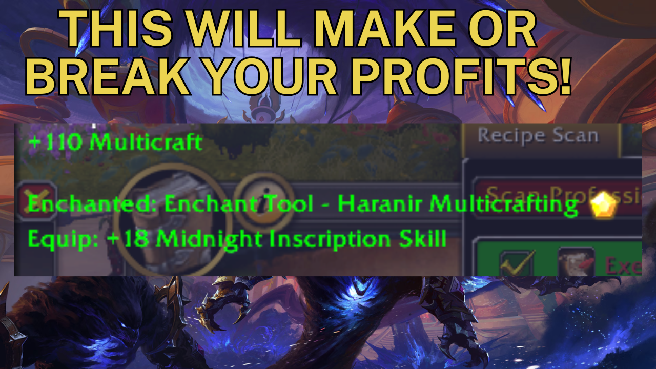 This will make or break your profits! Midnight Profession stats guide ...
